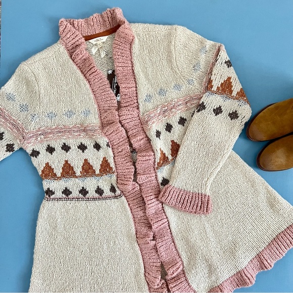 Matilda Jane | Sweaters | Nwt Matilda Jane Jacie Metallic Ruffle Knit ...